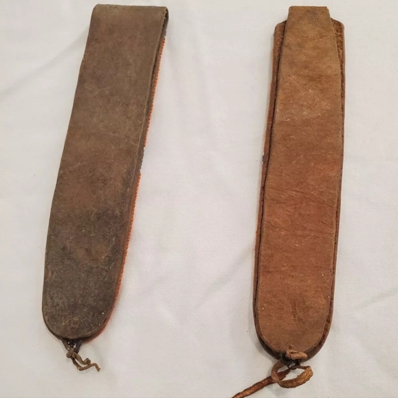 Jewelry | African Maasai Beaded Ear Flaps Handmade Hand Beaded Leather ...